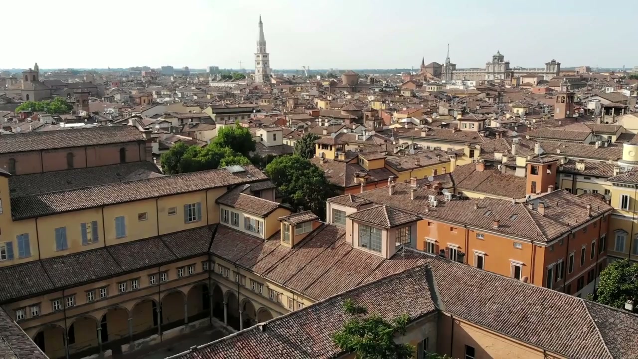 Modena, Italy: Drone tour of Romanesque beauty
