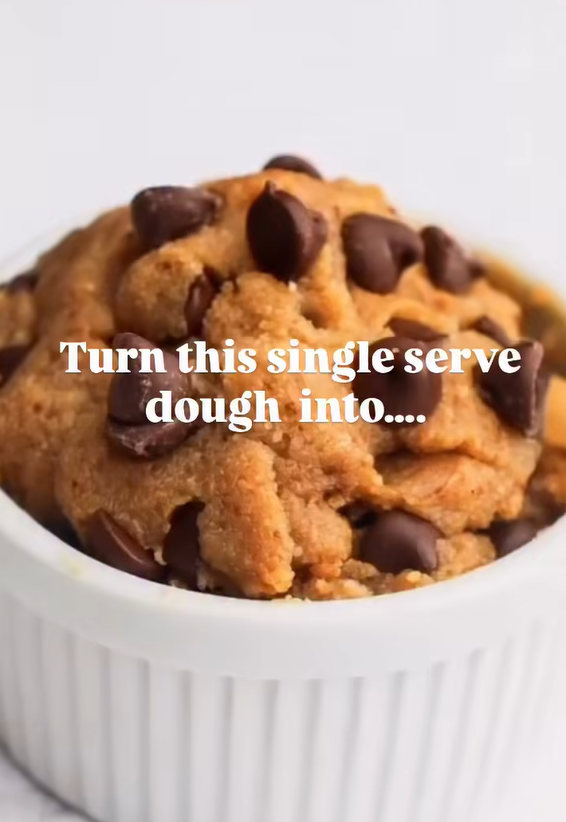 How to make chewy and soft cookies from cookie dough using baking powder