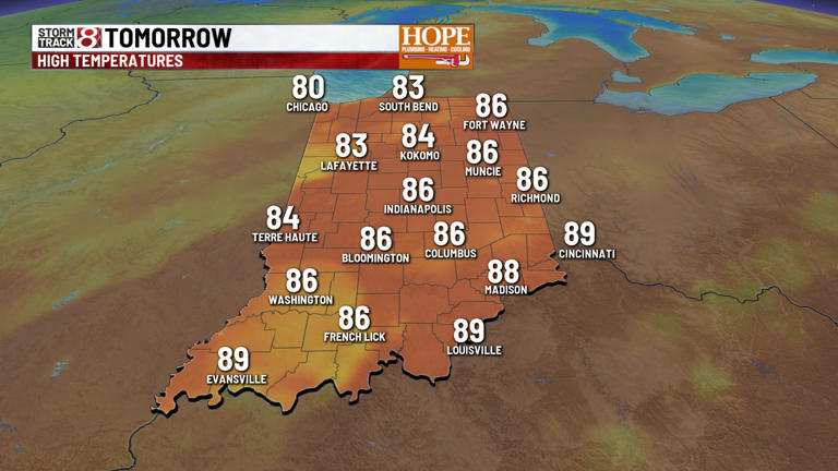Strong thunderstorms and flooding risk for Central Indiana early this ...