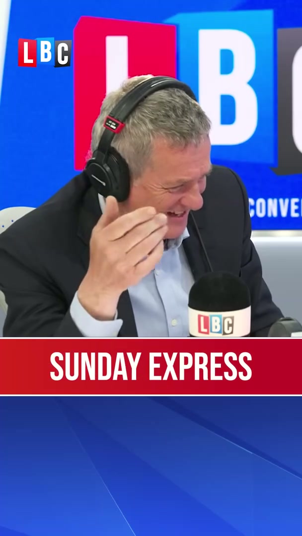 Newspaper headline has LBC presenter in tears