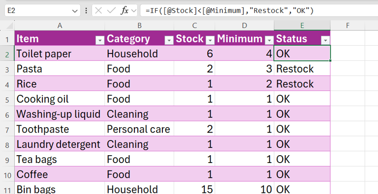 4 useful Excel projects beginners can finish in under an hour