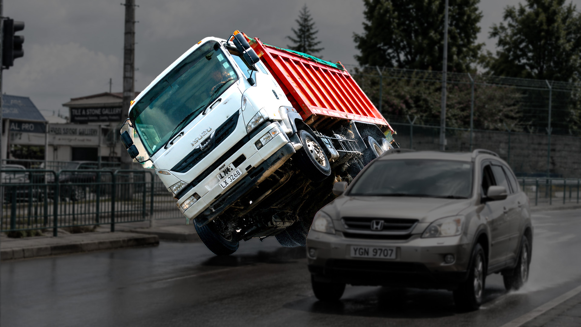 Crash caught on camera