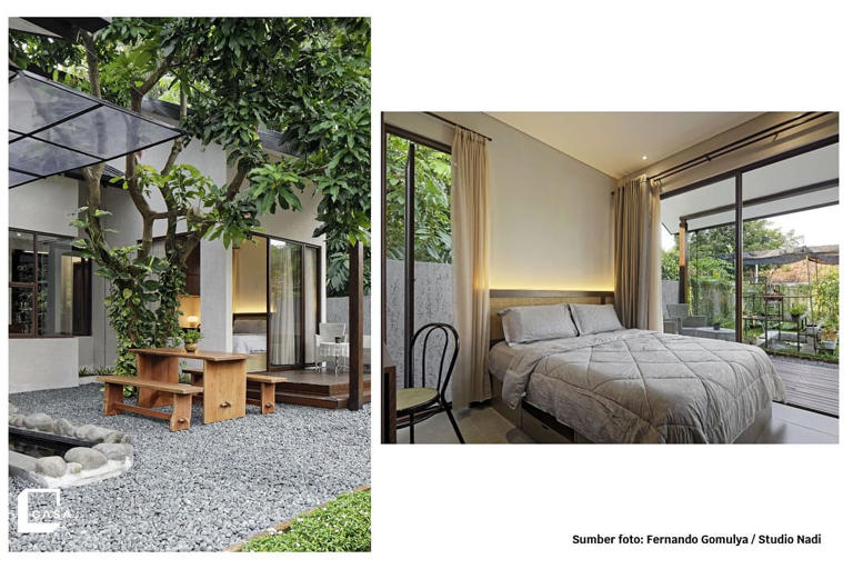 Hunian masa kini dengan rumah minimalis sederhana di desa