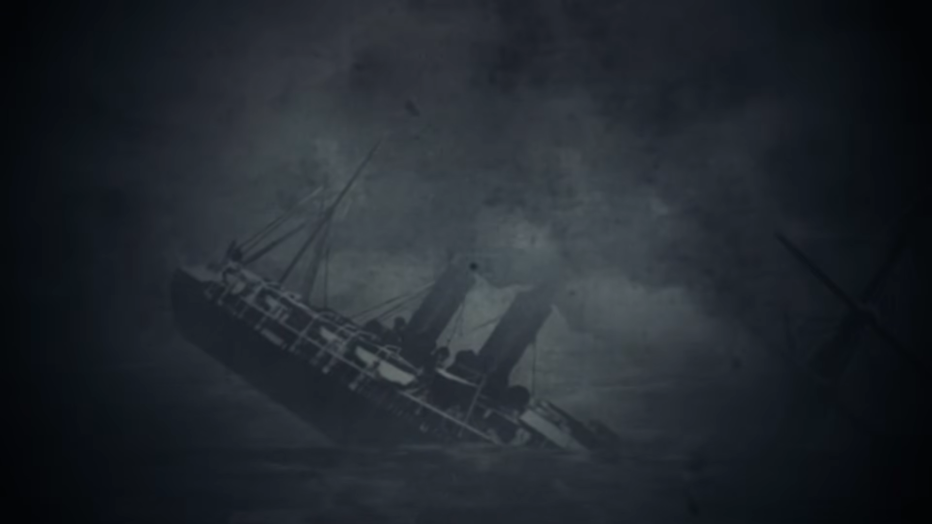Watch a ship sink in panic - then women are forced back