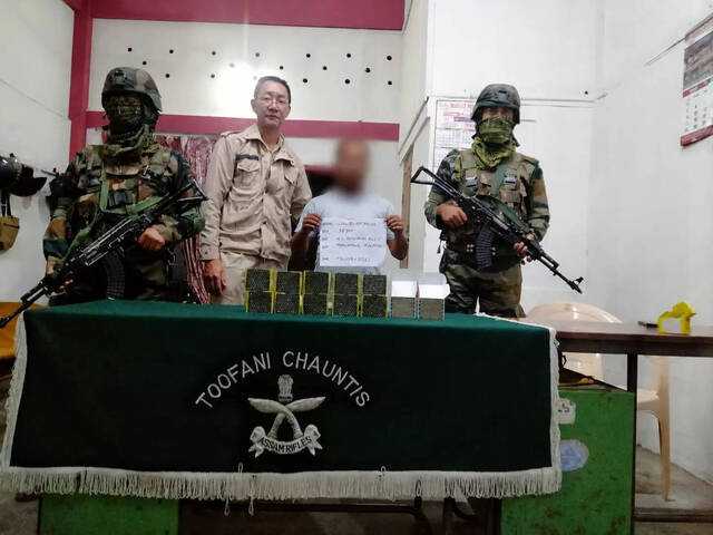 Assam Rifles seizes 1,200 detonators in Aizawl operation
