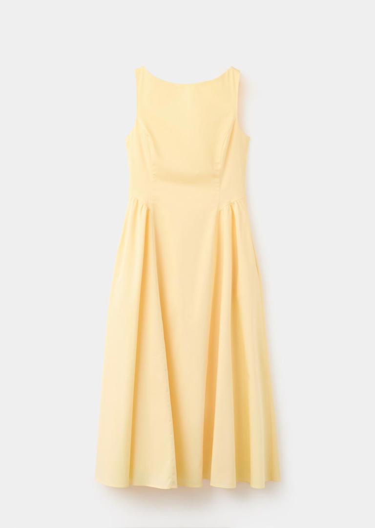 Robe Blanche Longue Mango