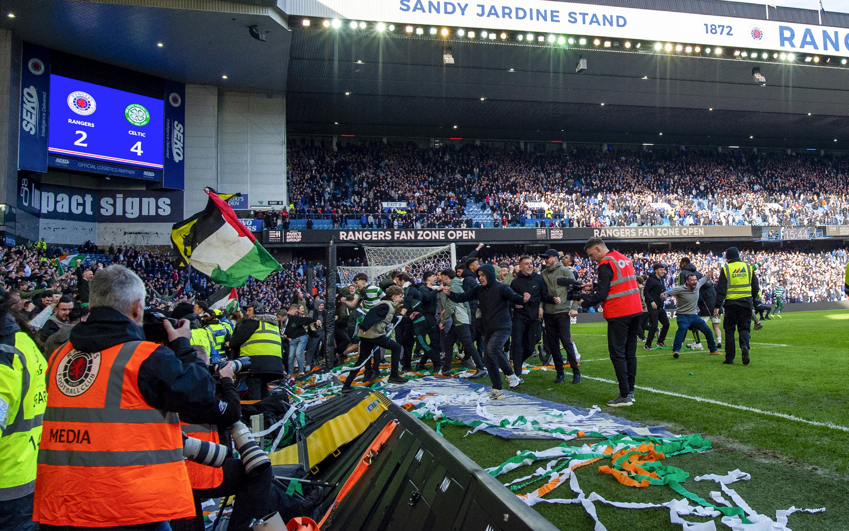 Rangers-Celtic Ibrox damage bill amount revealed as club chief answers ...