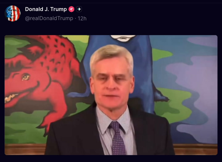 Bill Cassidy hit with golf ball