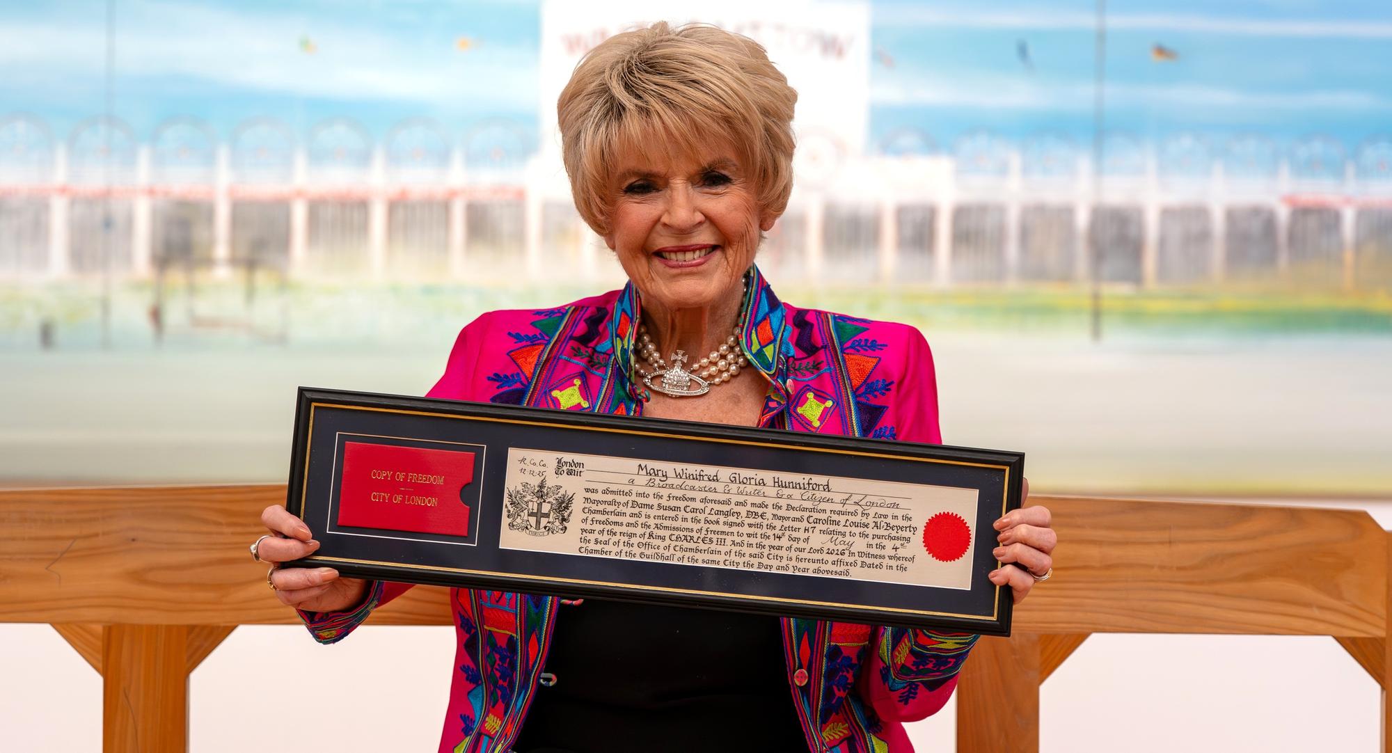 Northern Ireland-born 'national treasure' Gloria Hunniford receives ...