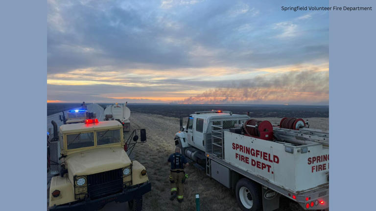 Sharpe Fire burning on Colorado/Oklahoma state line 100% contained in ...