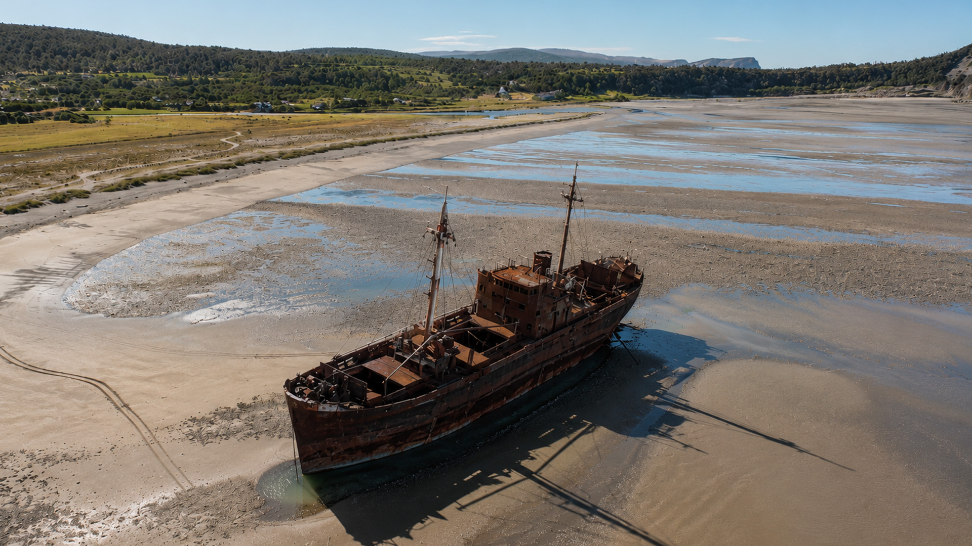 ¿Por qué dejaron este barco aquí para oxidarse?