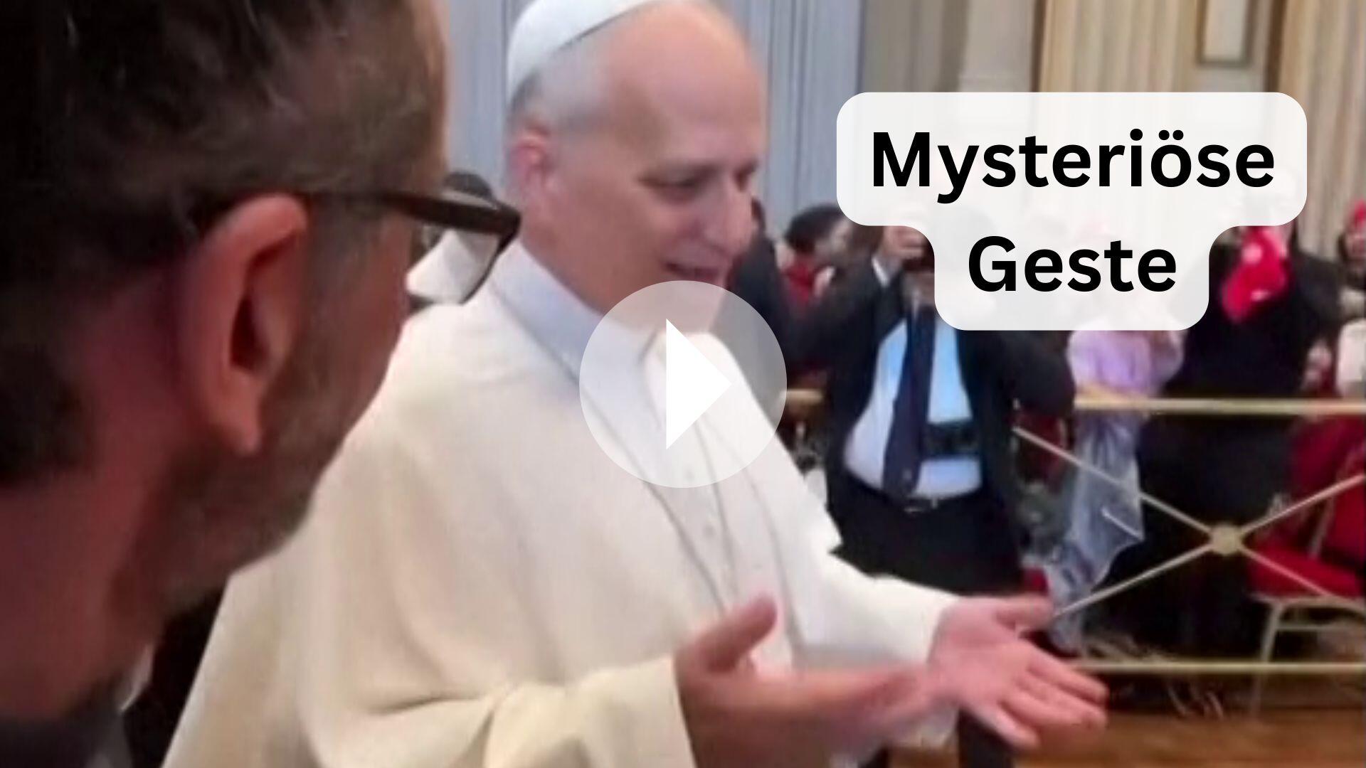 Video: Papst Leo macht viralen TikTok-Trend mit – Geste sorgt für Lacher
