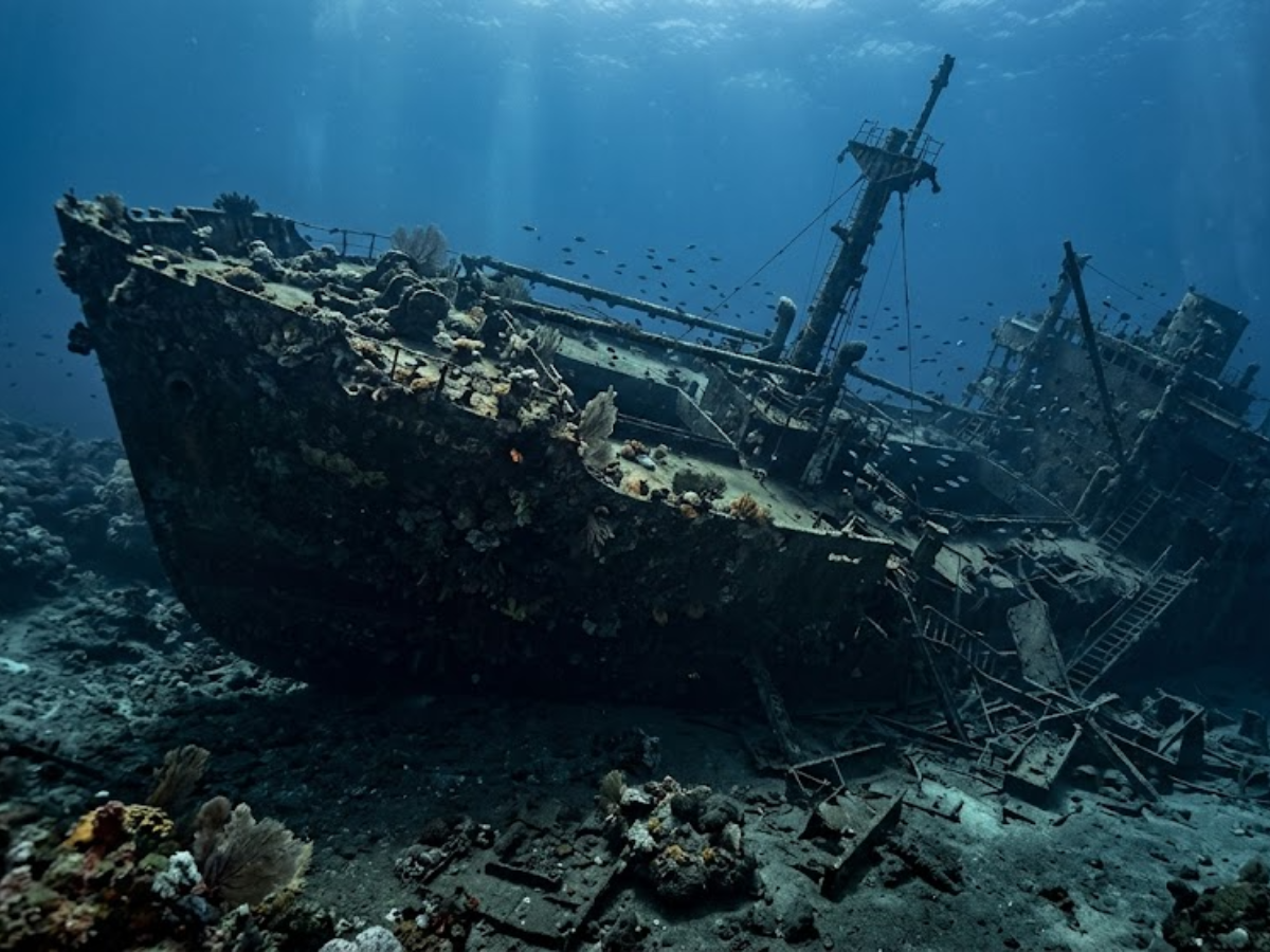 A 5-year-old and her father accidentally discovered a shipwreck that ...