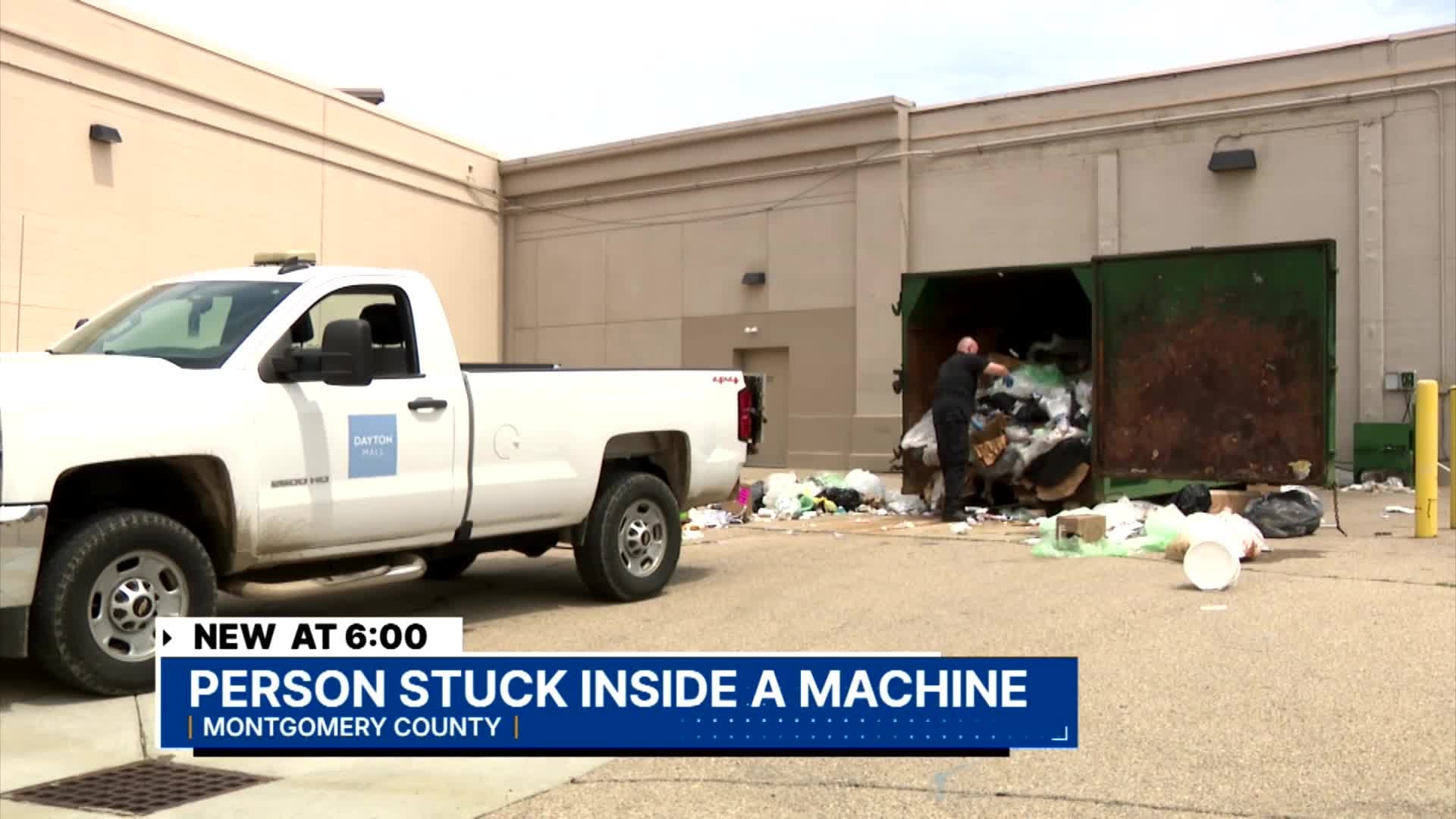 Man, woman trespassed after getting stuck in Dayton Mall trash compactor