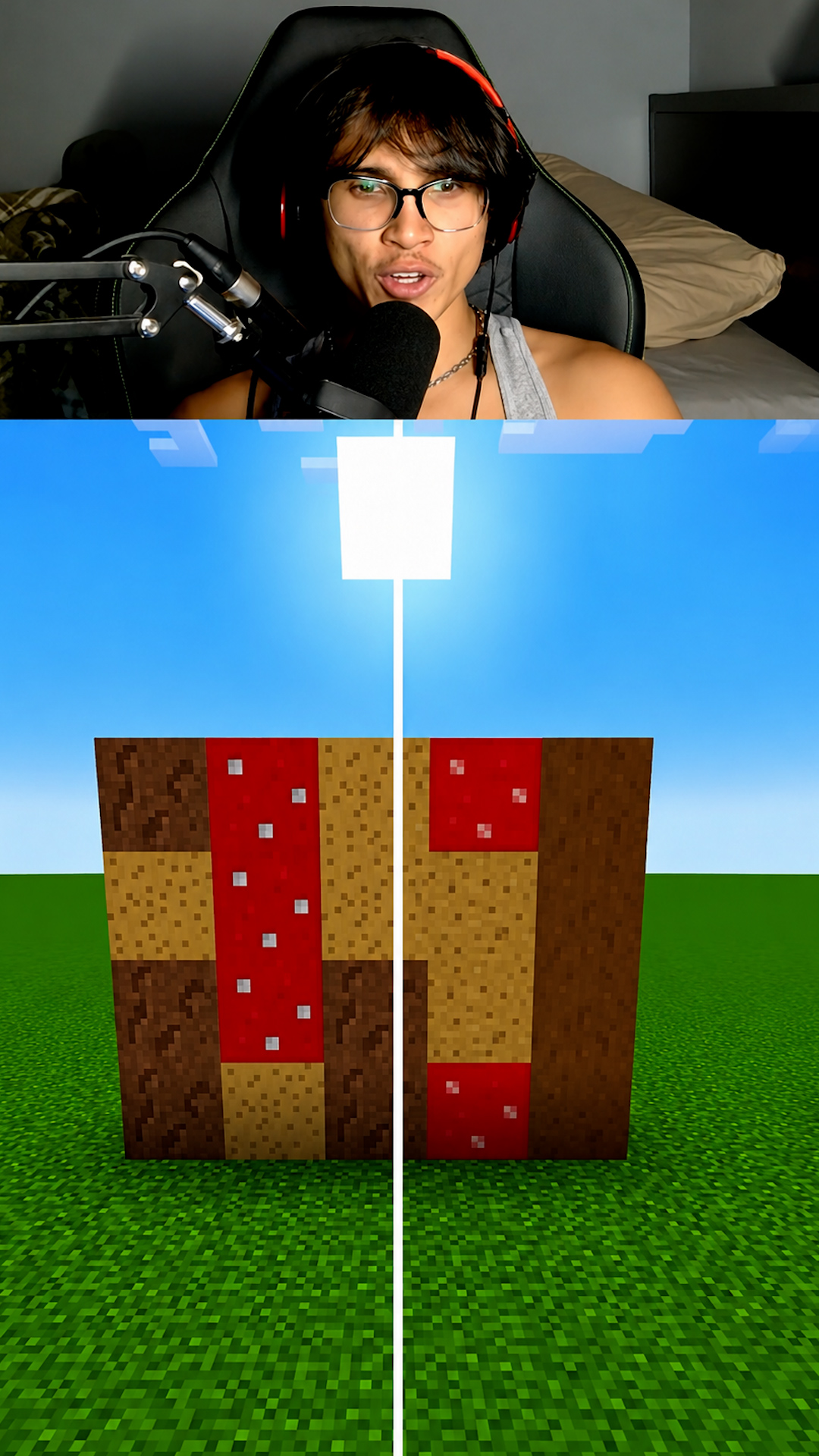 Comparison of old and new Minecraft textures