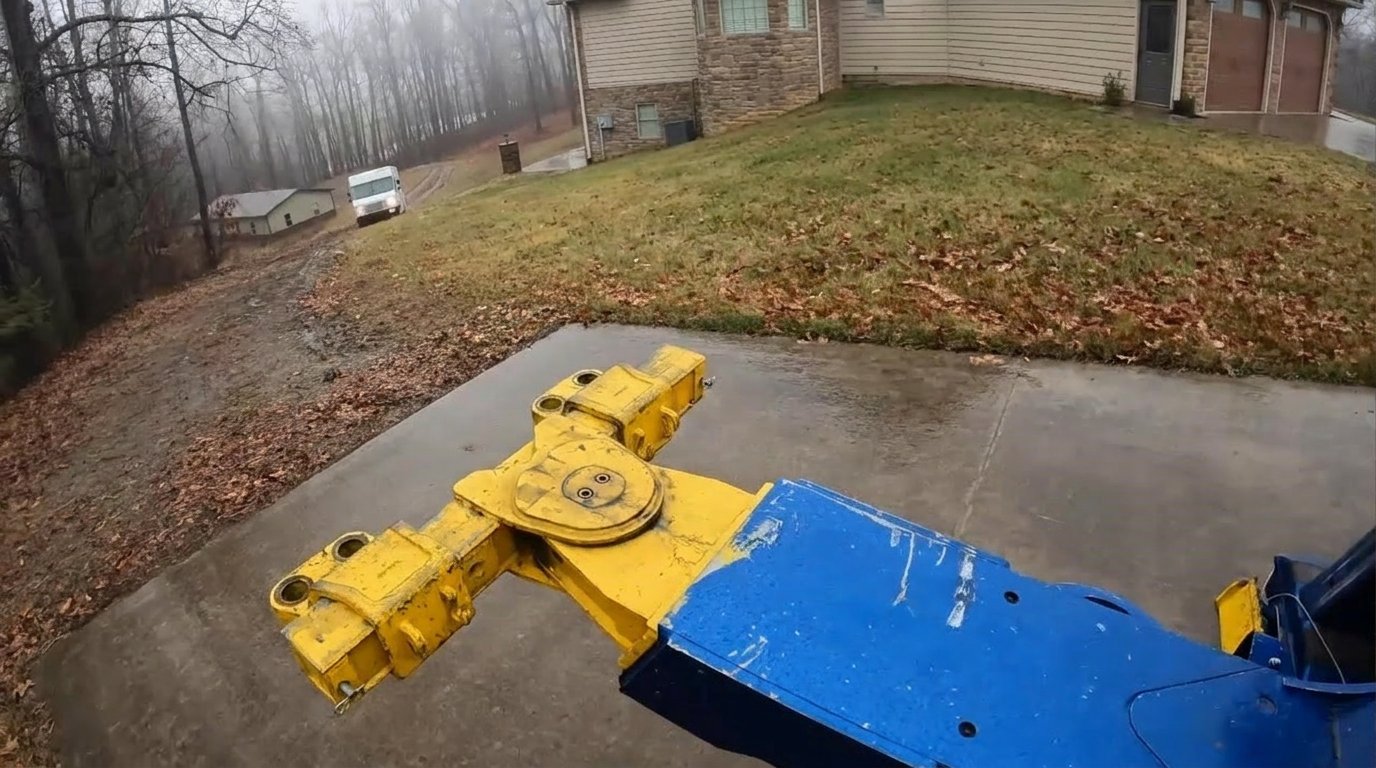Stuck truck recovery