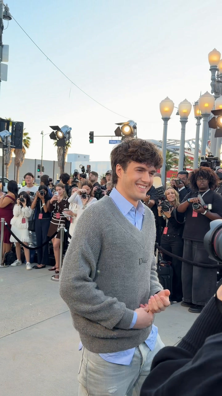Mark Ruffalo's son Keen is his spitting image at Dior show