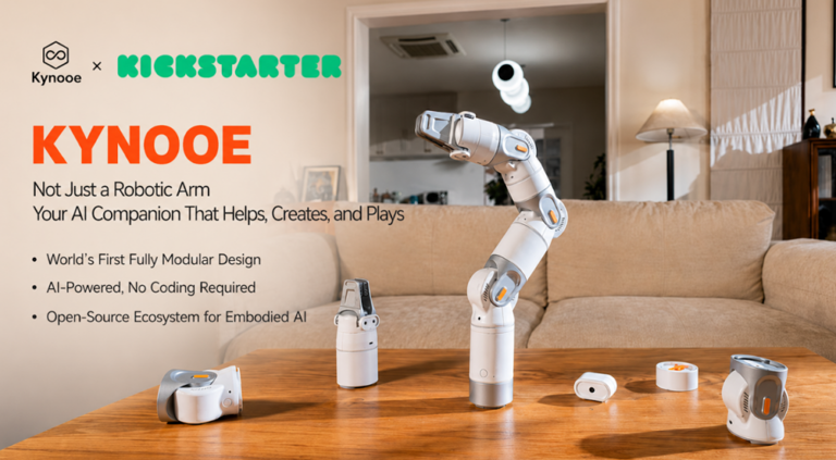 Kynooe Launches Worlds First Fully Modular AI-Powered Robotic Arm on ...