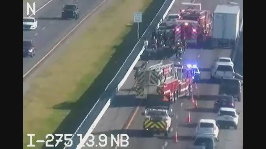 Northbound lanes of Skyway Bridge reopen following crash
