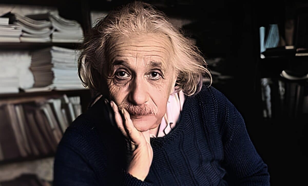 Albert Einstein speaking to his son in 1900: "Life is like riding a ...
