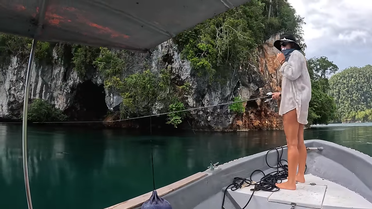 Lost in a hidden island paradise, exploring the unknown