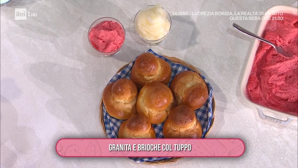 Granita e brioche col tuppo - È sempre mezzogiorno 18/05/2026
