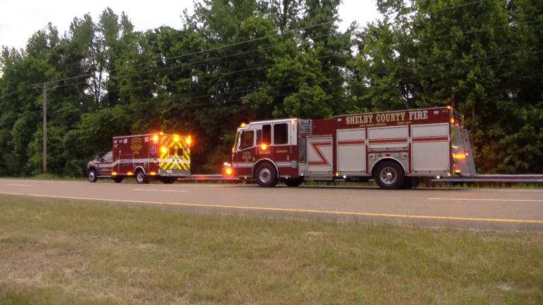 Shelby County Fire responds to a fire in Millington
