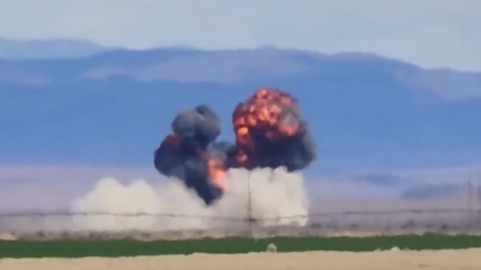 Two fighter jets collide at Idaho air show