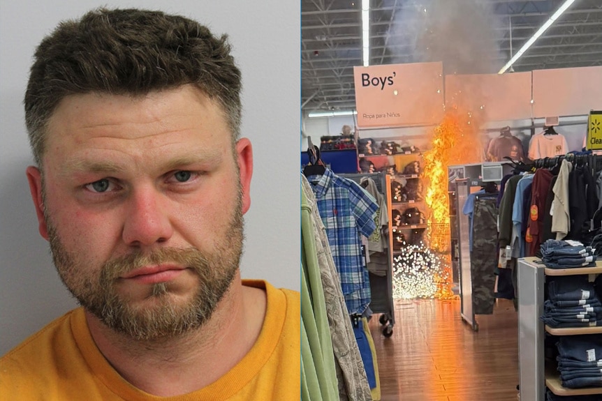 Masked man set fire to Walmart kids section with fireworks, then pulled ...