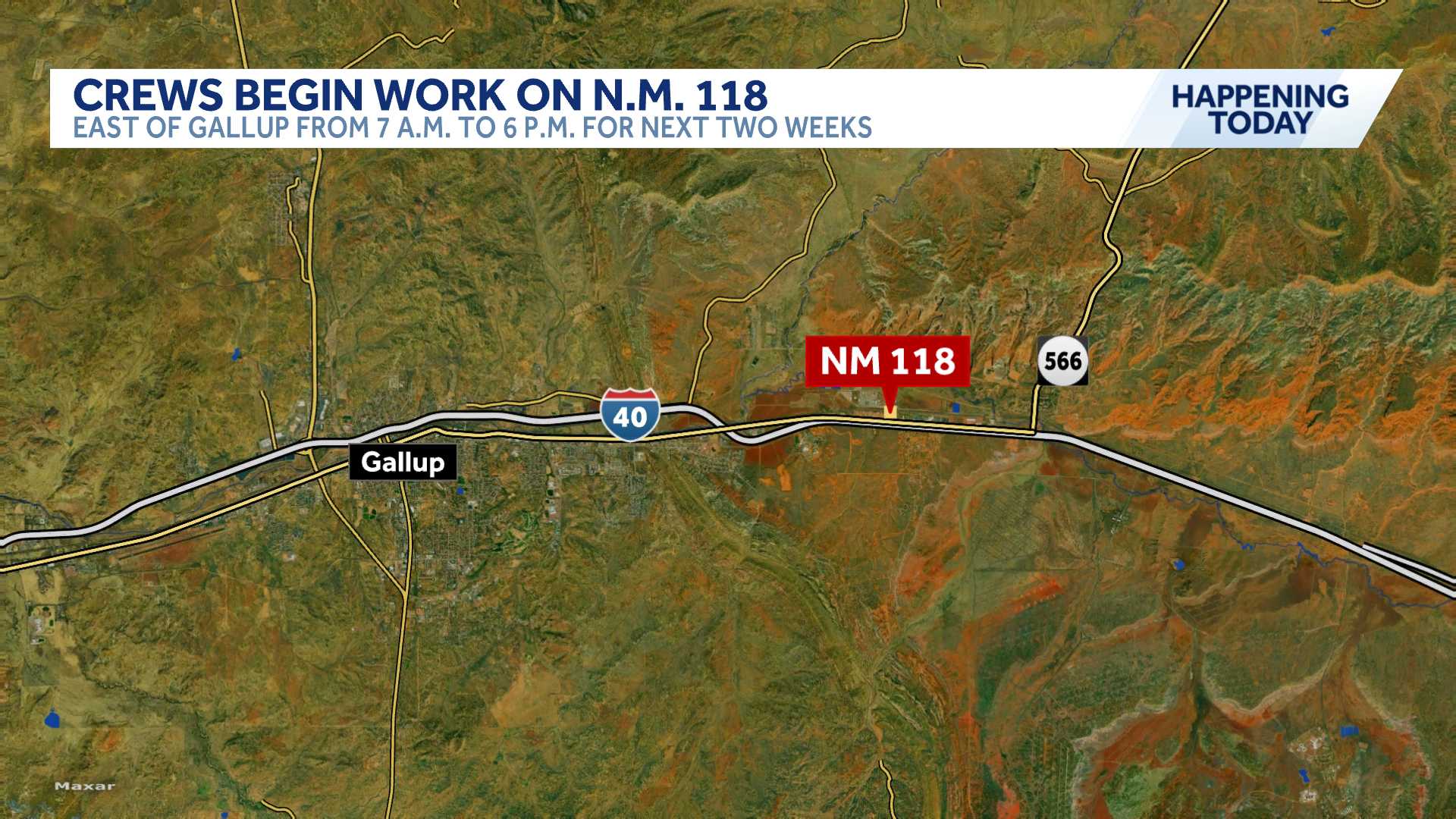 Paving work to begin Monday on NM 118 east of Gallup