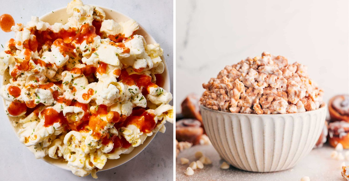 18 sweet and savory homemade flavored popcorn recipes