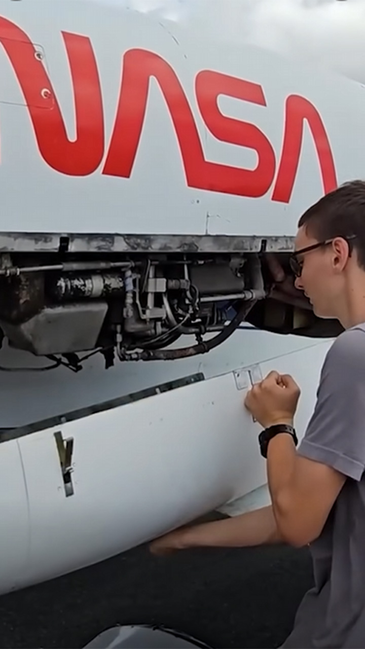 Restoring a long-stored private jet