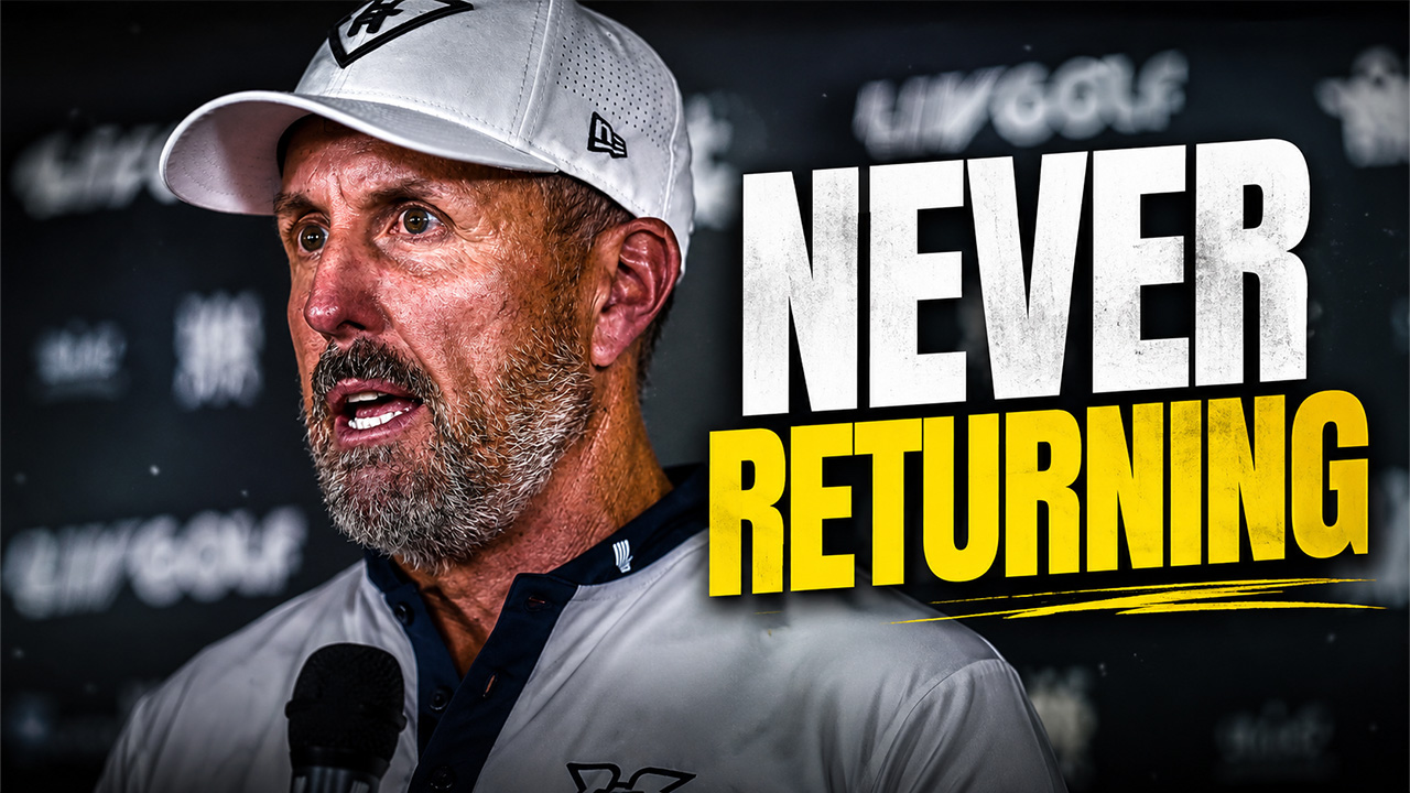 Phil Mickelson explains why he won't return to the PGA Tour