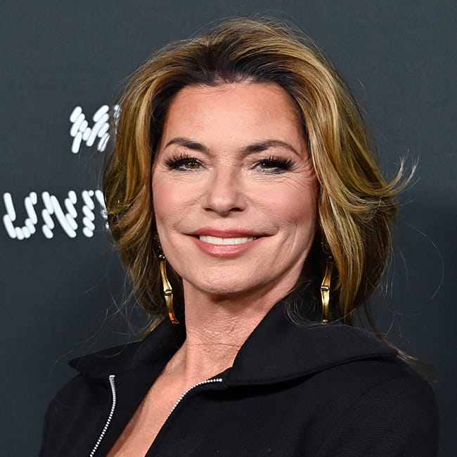 Shania Twain looks unrecognizable at the ACM Awards in a silver gown as ...