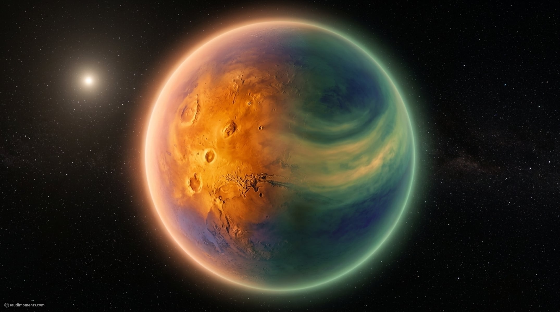 Astronomers think a faraway world may have an atmosphere