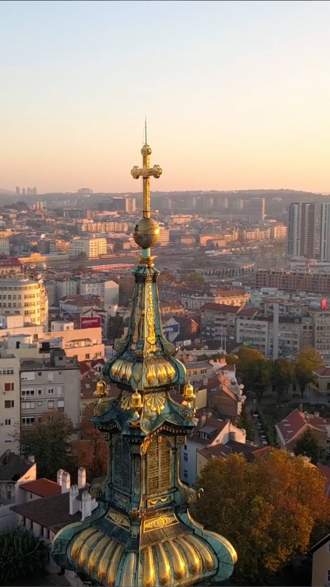 Belgrade, Serbia: Drone views of the 'White City'