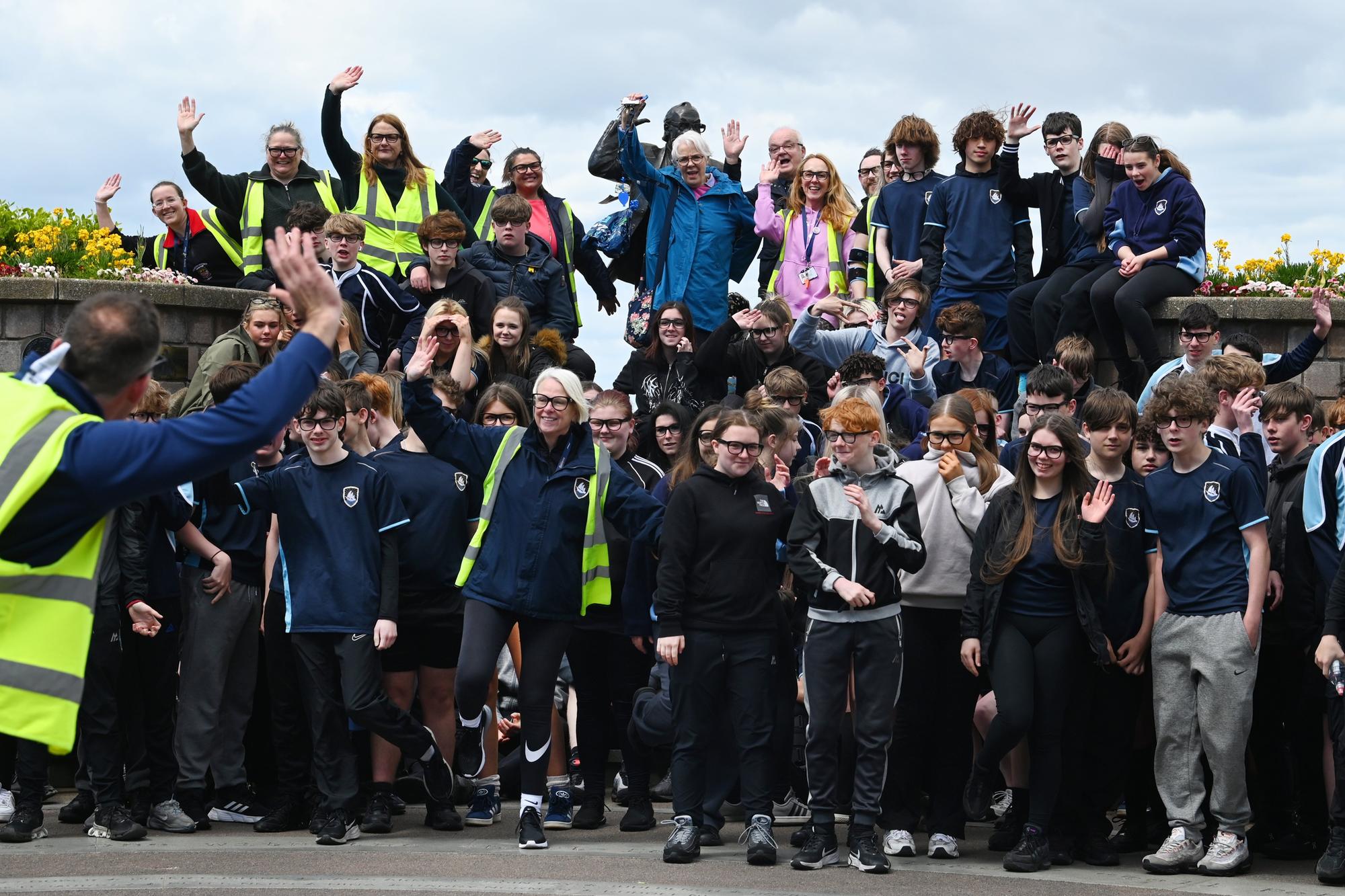 Pictures and video as school commemorates life of Eric Morecambe with ...