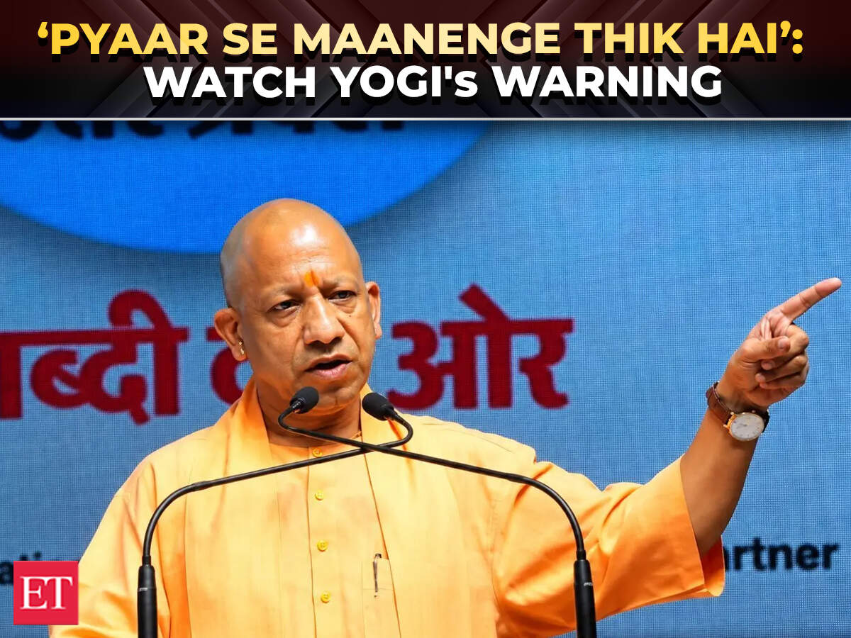 'Sadkon pe namaz nahi hoti': CM Yogi Adityanath warns against namaz on ...