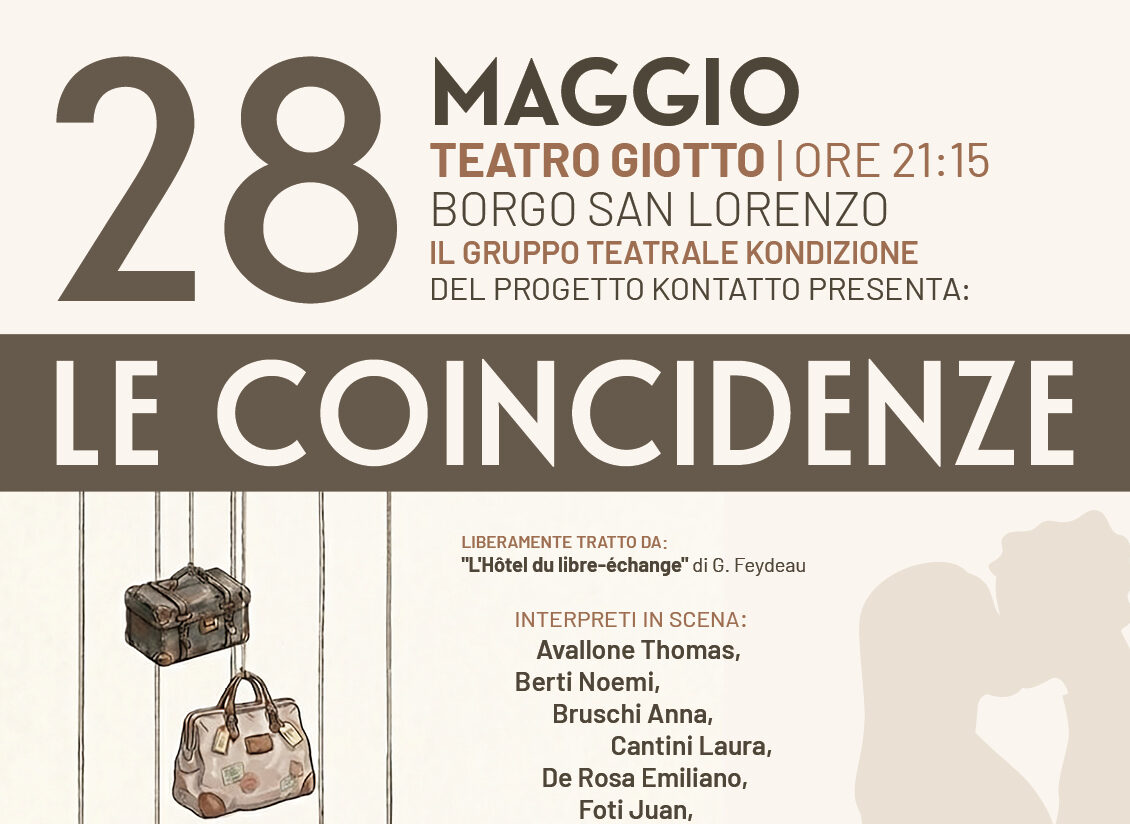Al teatro Giotto di Borgo San Lorenzo in scena “Le coincidenze” tra ...
