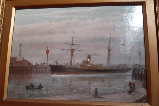 Art gallery offers glimpse into town's maritime history through paintings