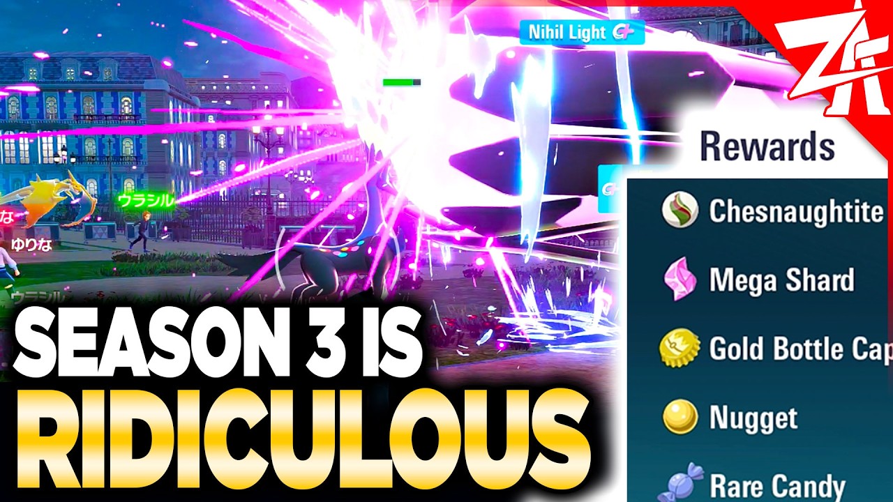 Season 3 and Mega Chesnaught are here in Pokémon Legends Z-A