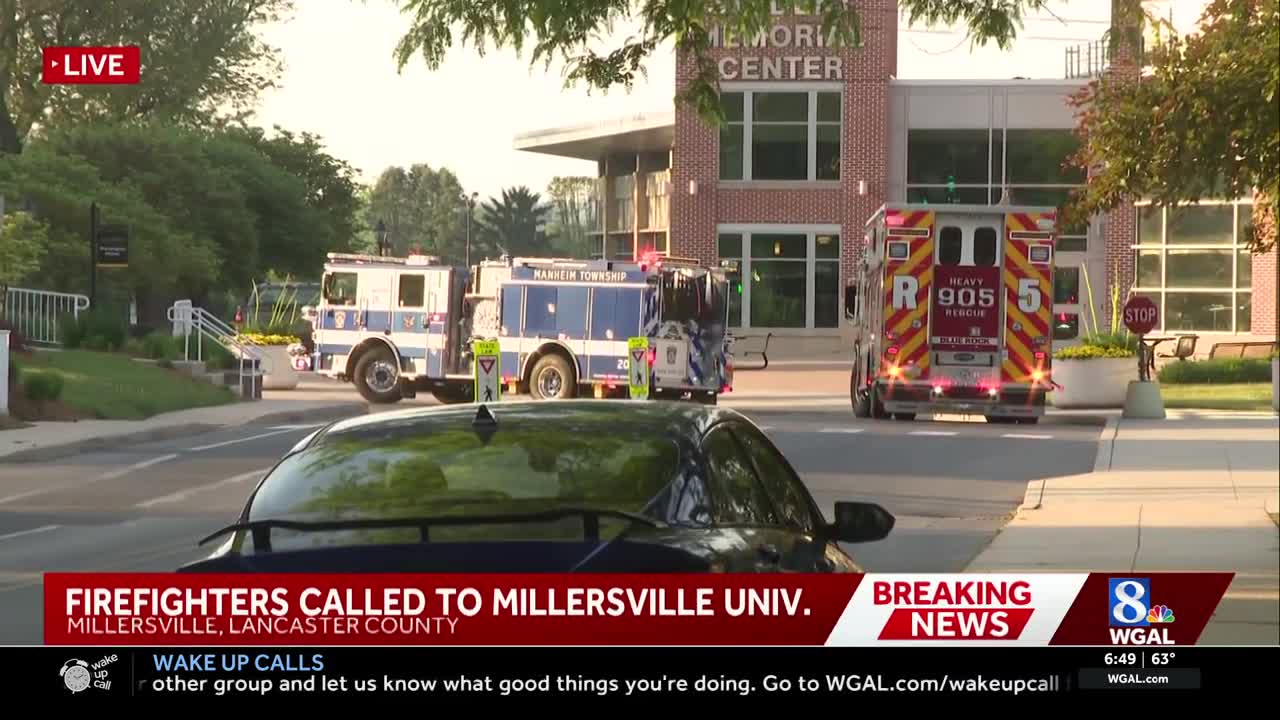 Crews respond to building fire at Millersville University, dispatchers say