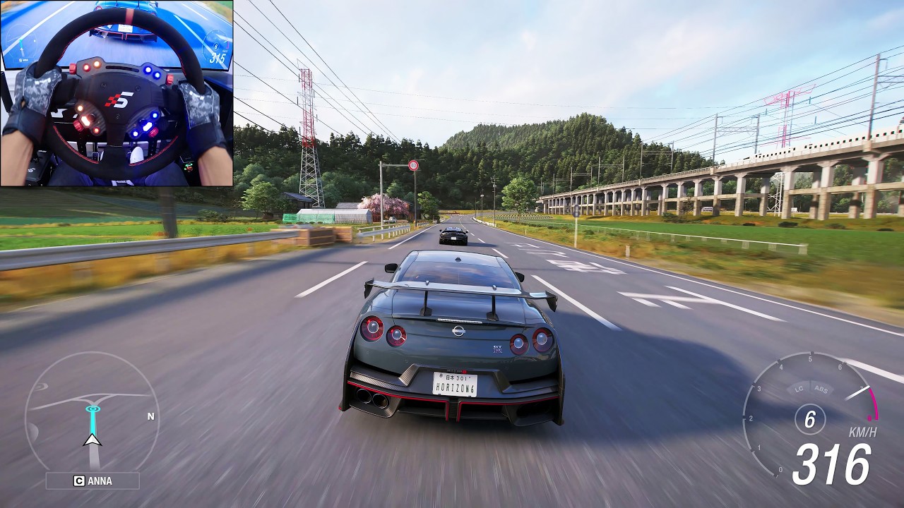 Steering wheel gameplay makes Forza Horizon 6 more immersive
