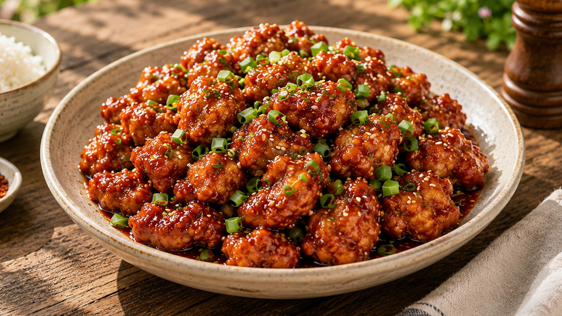 What makes honey sesame chicken so easy to enjoy