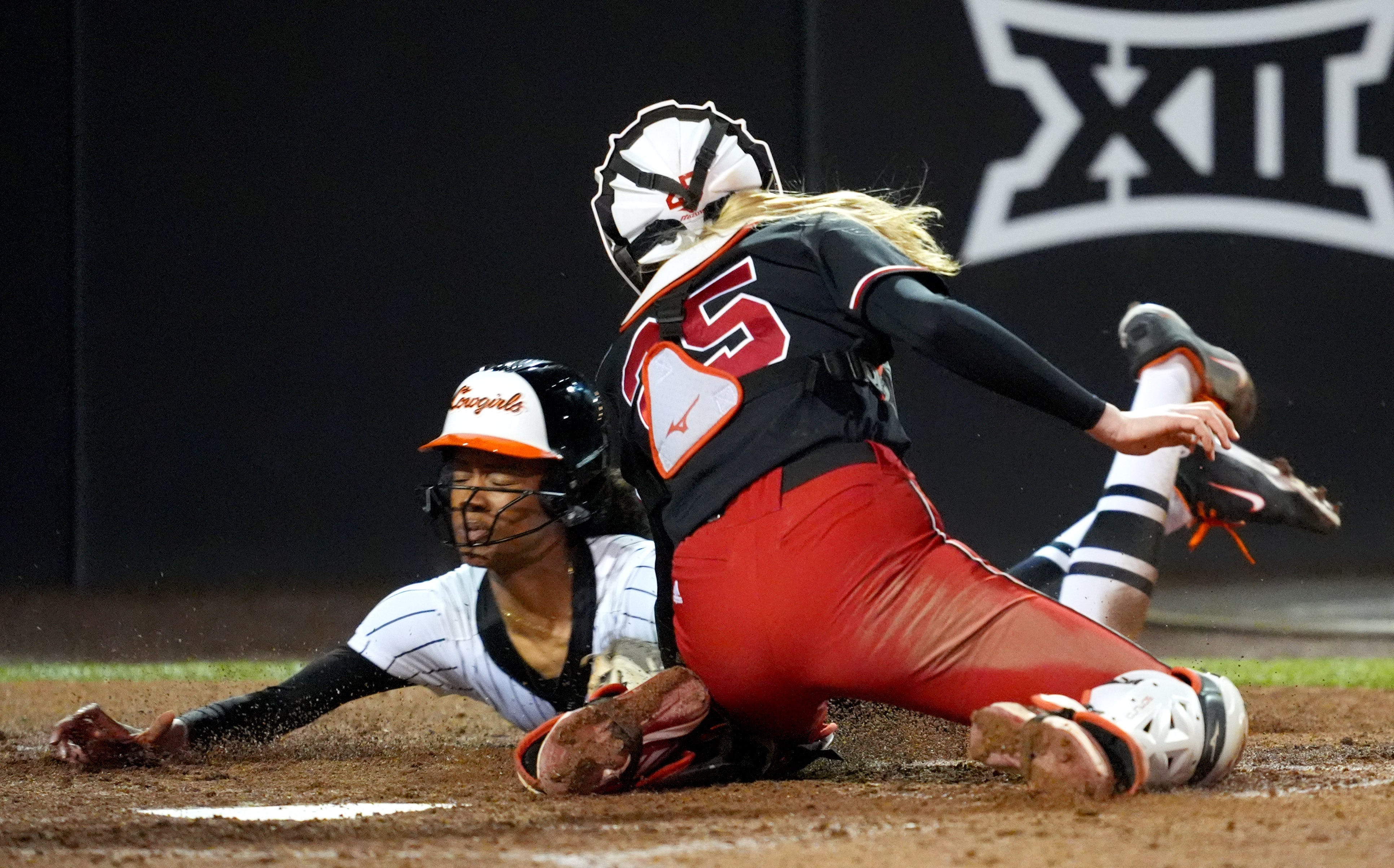 When does Nebraska softball play Oklahoma State in the super regional?