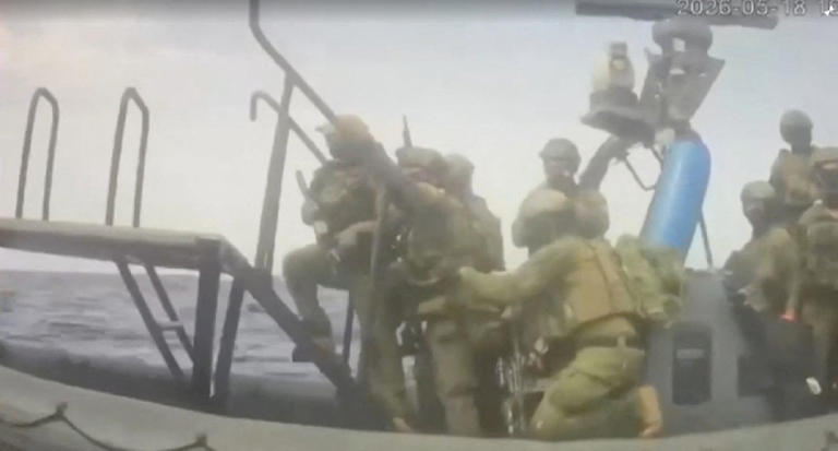 Gaza aid flotilla says Israeli forces boarded a vessel