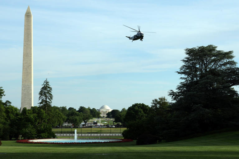 Trump wants to build a permanent helipad at the White House – here’s why