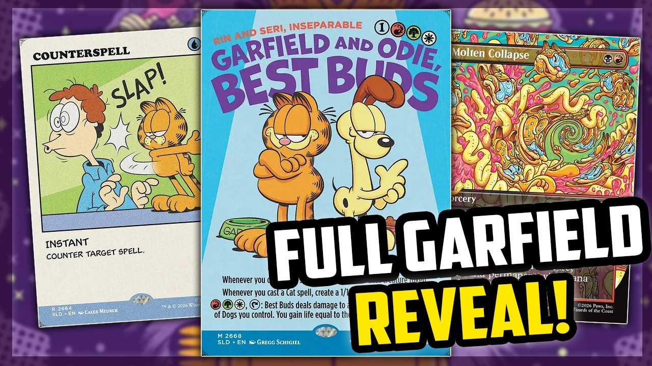 MTG players are debating these new Garfield secret lairs