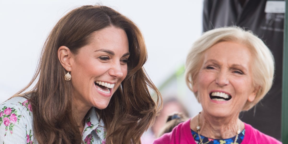 Dame Mary Berry matches Princess of Wales’ sell-out polka dot dress ...