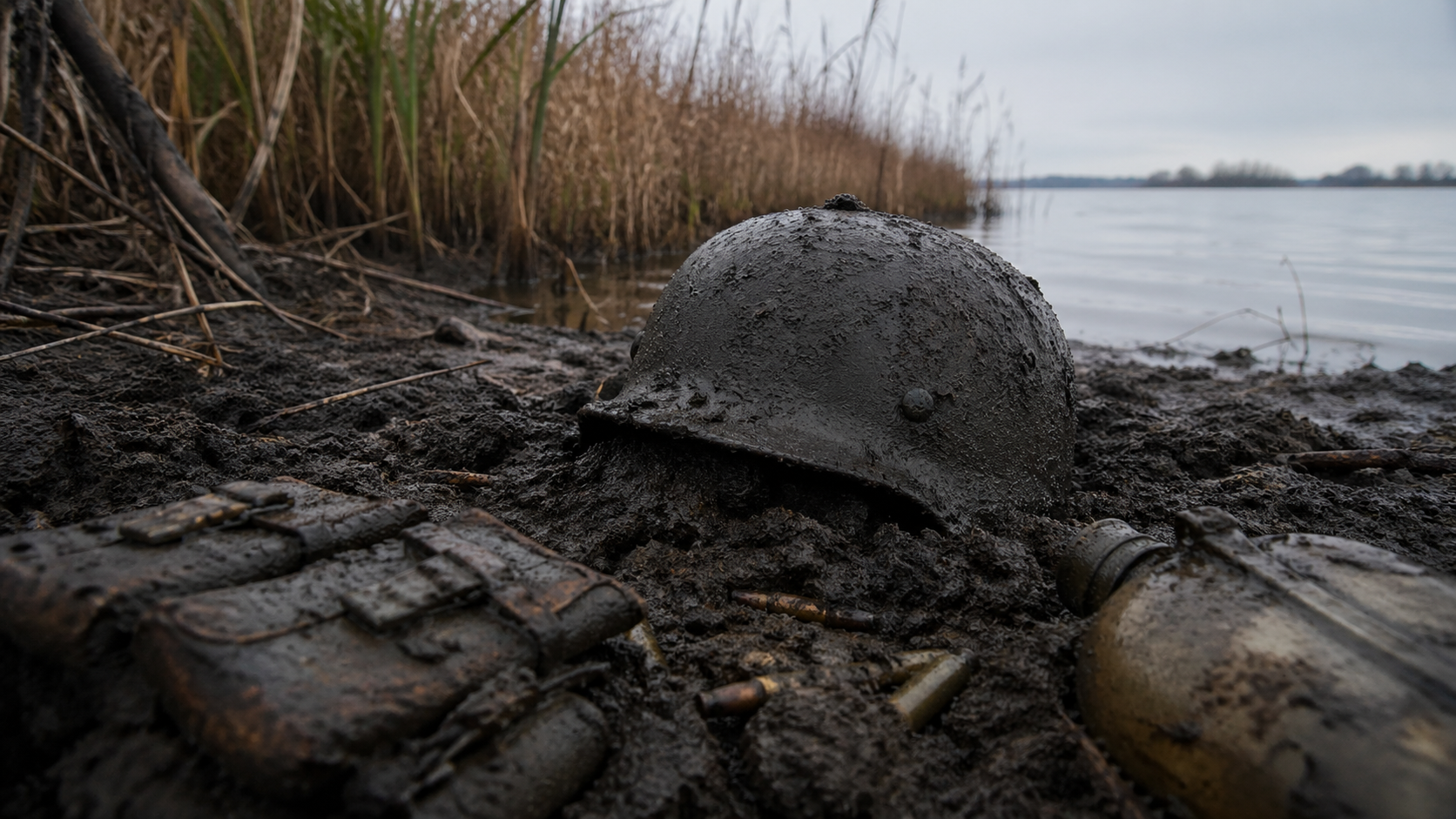 Dutch lake search revealed more buried WWII relics